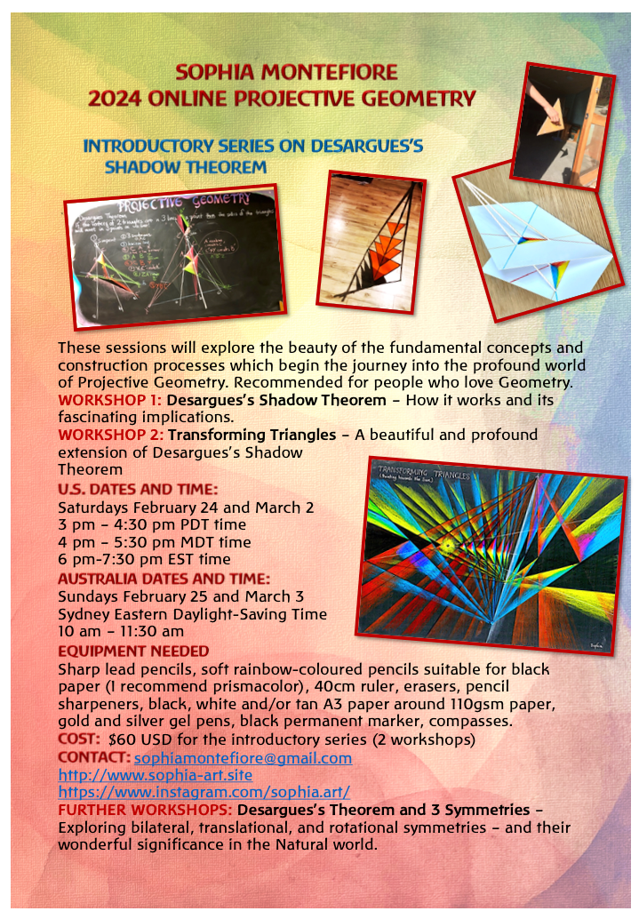 Online Projective Geometry Course Introductory Workshops 2024 Sophia Art Perspectives 6870